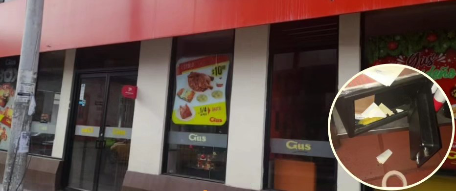 Roban Dos mil dólares en el Pollo Gus en Riobamba - La Prensa Ecuador