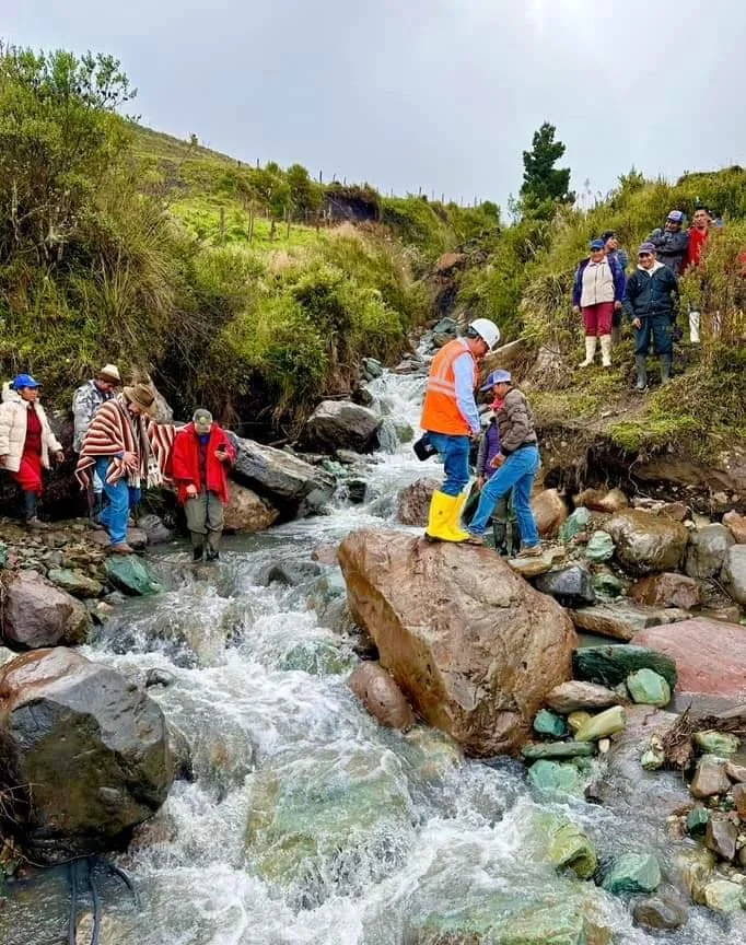 Prefectura y Municipio de Chambo visitaron sistema de riego - La Prensa ...
